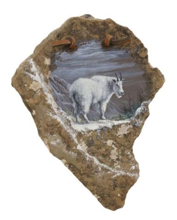 Nadine A. Pickthorn | (2) A. NADINE PICKTHORN ACRYLIC PAINTINGS ON ...