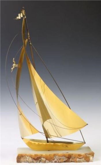 Demott Sailboat Sculpture