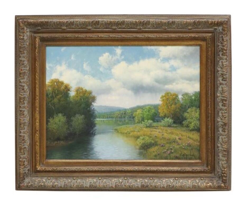 Cal Gaspard | Texas Hill Country River | MutualArt