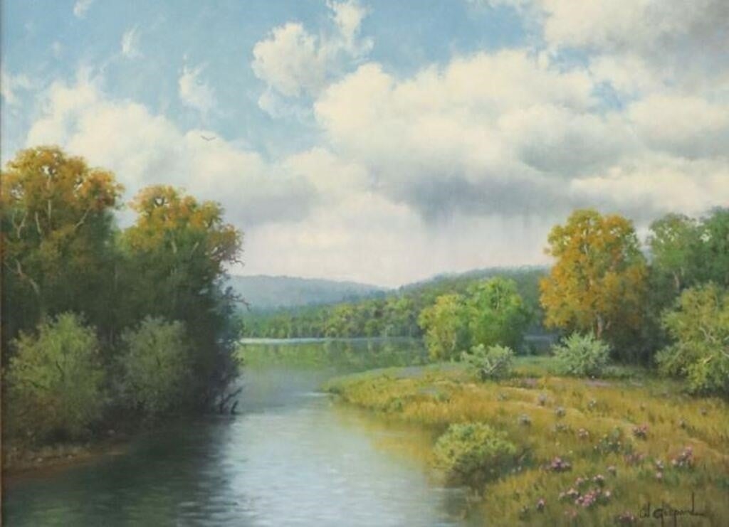 Cal Gaspard | Texas Hill Country River | MutualArt