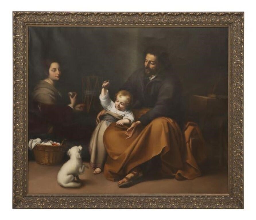 Bartolomé Estebán‏ Murillo | The Holy Family with a Little Bird ...
