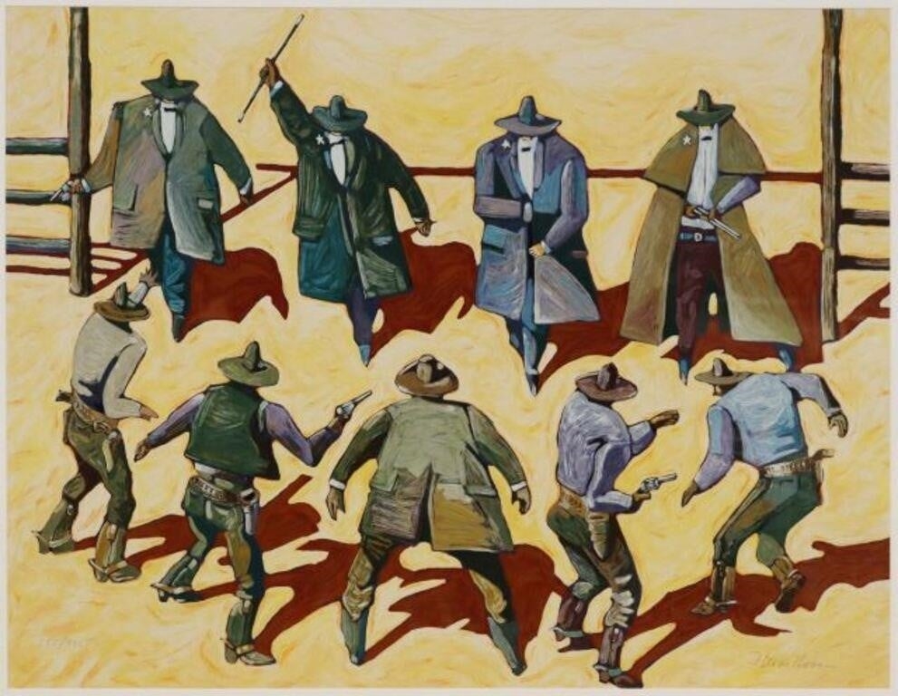 Thom Ross | Gunfight at the O.K. Corral | MutualArt