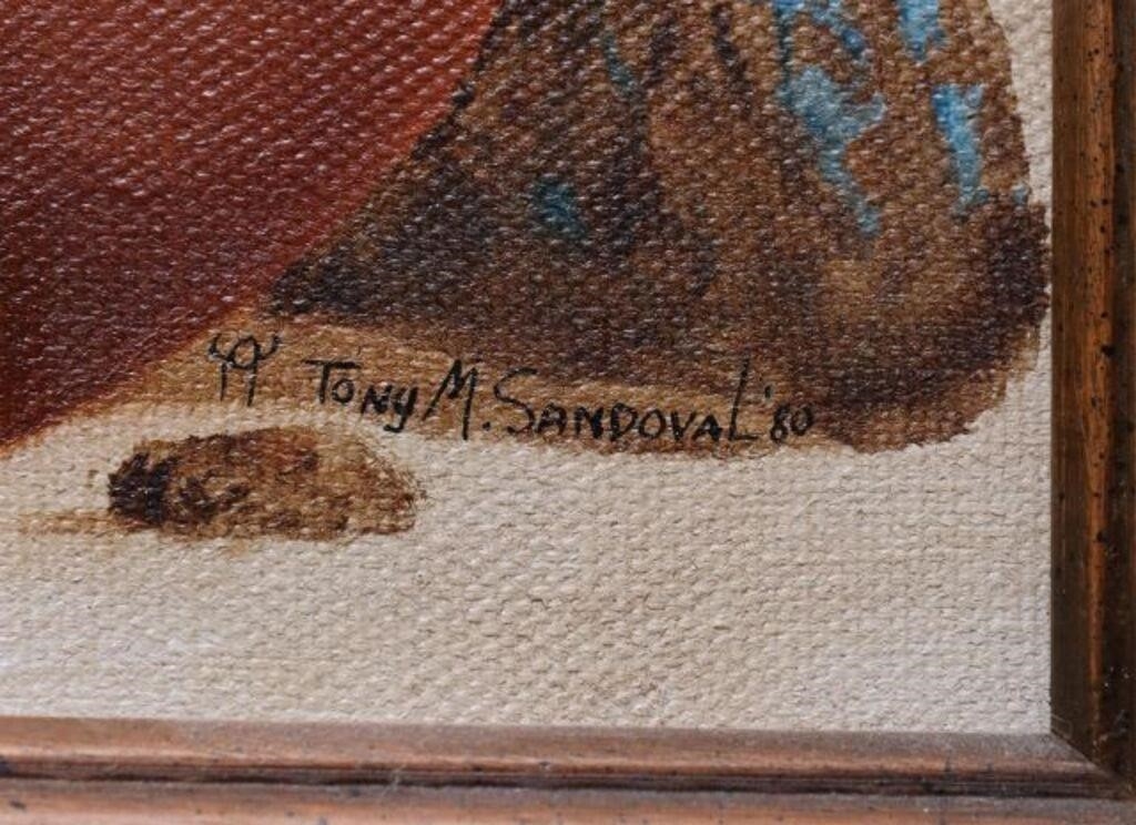 Tony Sandoval | Portrait of a Native American Man | MutualArt