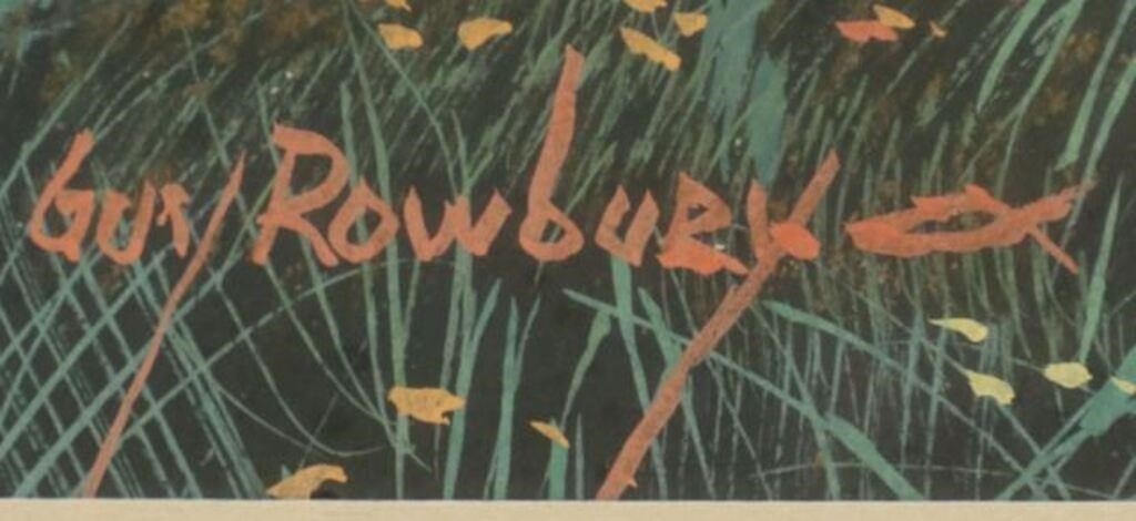 Guy Rowbury | Sunset over Native American Camp | MutualArt