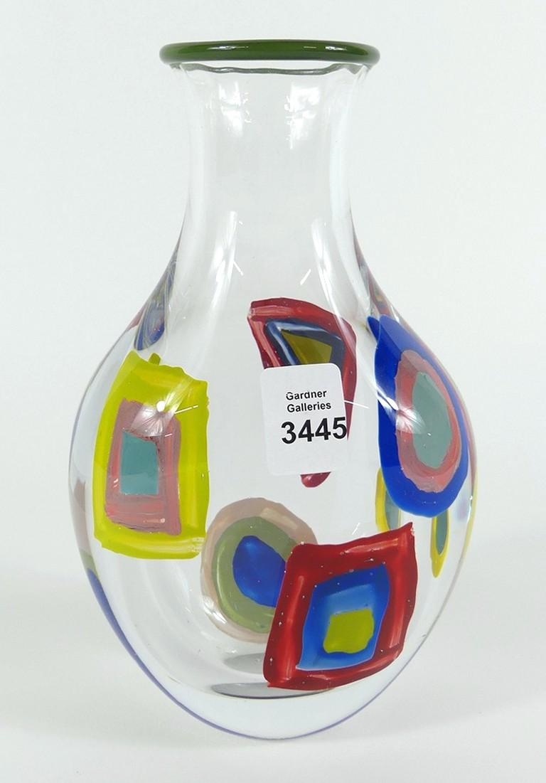 Mark Lewis | ART GLASS VASE (1994) | MutualArt