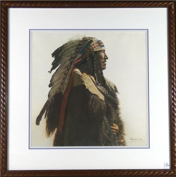 James Bama | Crow from Lodge Grass | MutualArt