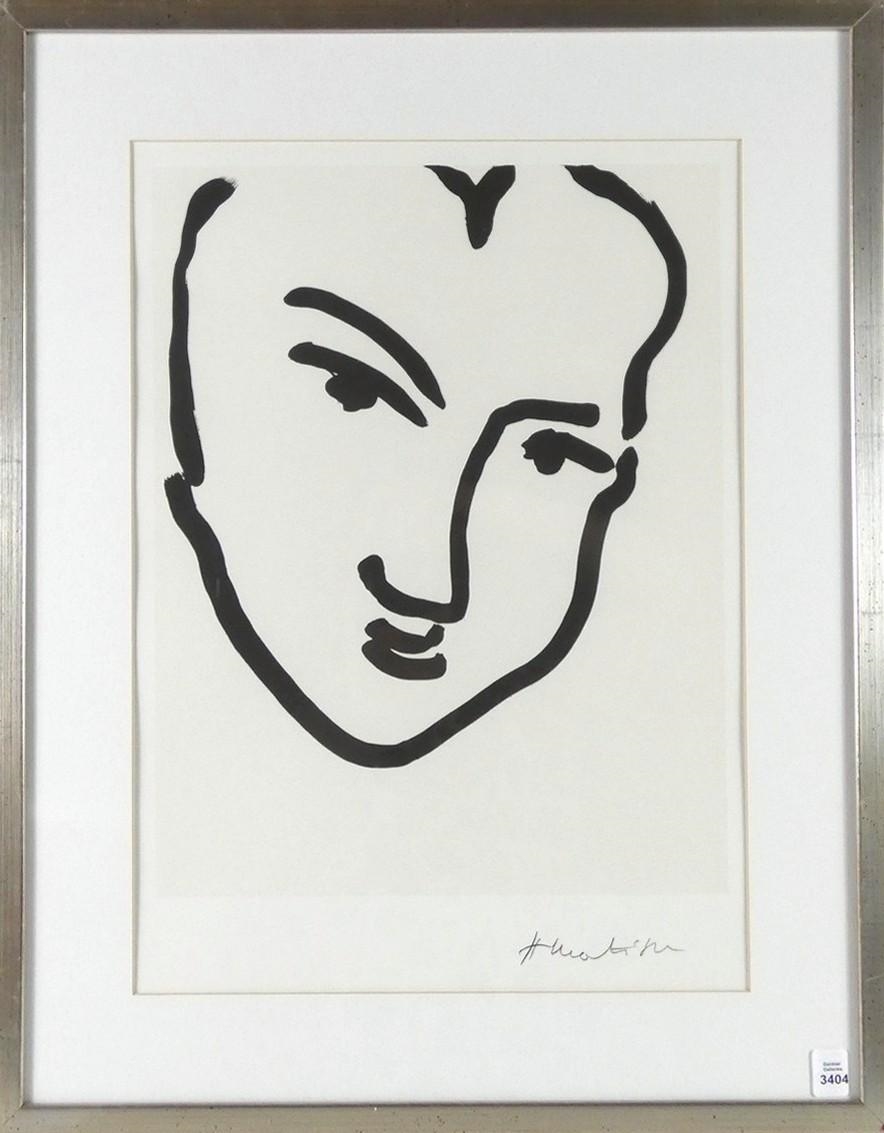 Henri Matisse | Modern decorator print with facsimile signature | MutualArt