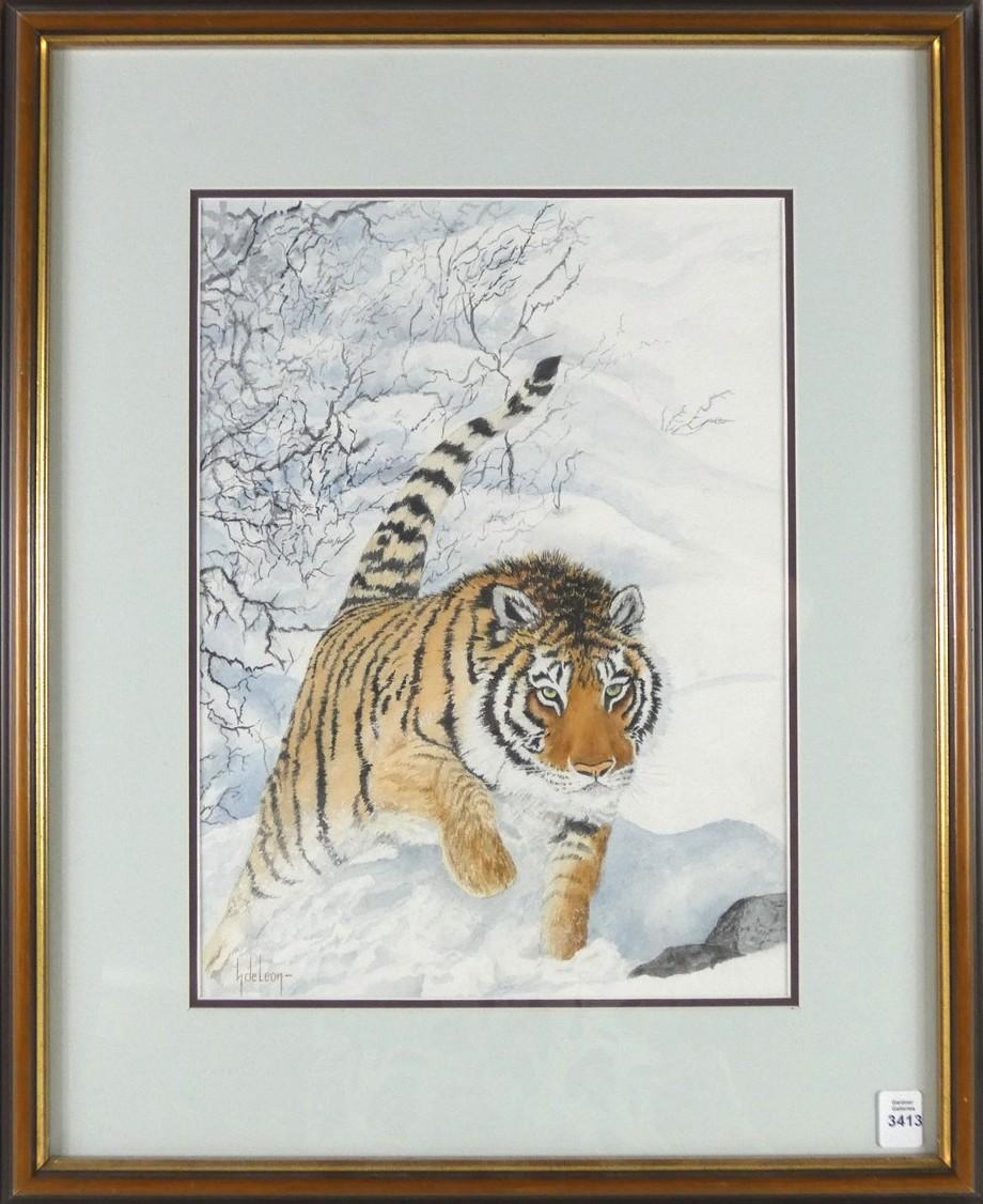 Nancy de Leon | Siberian Tiger | MutualArt