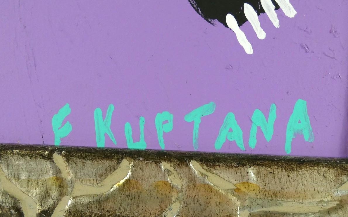 Floyd Kuptana | Untitled: Two Headed Wolf Dancer | MutualArt