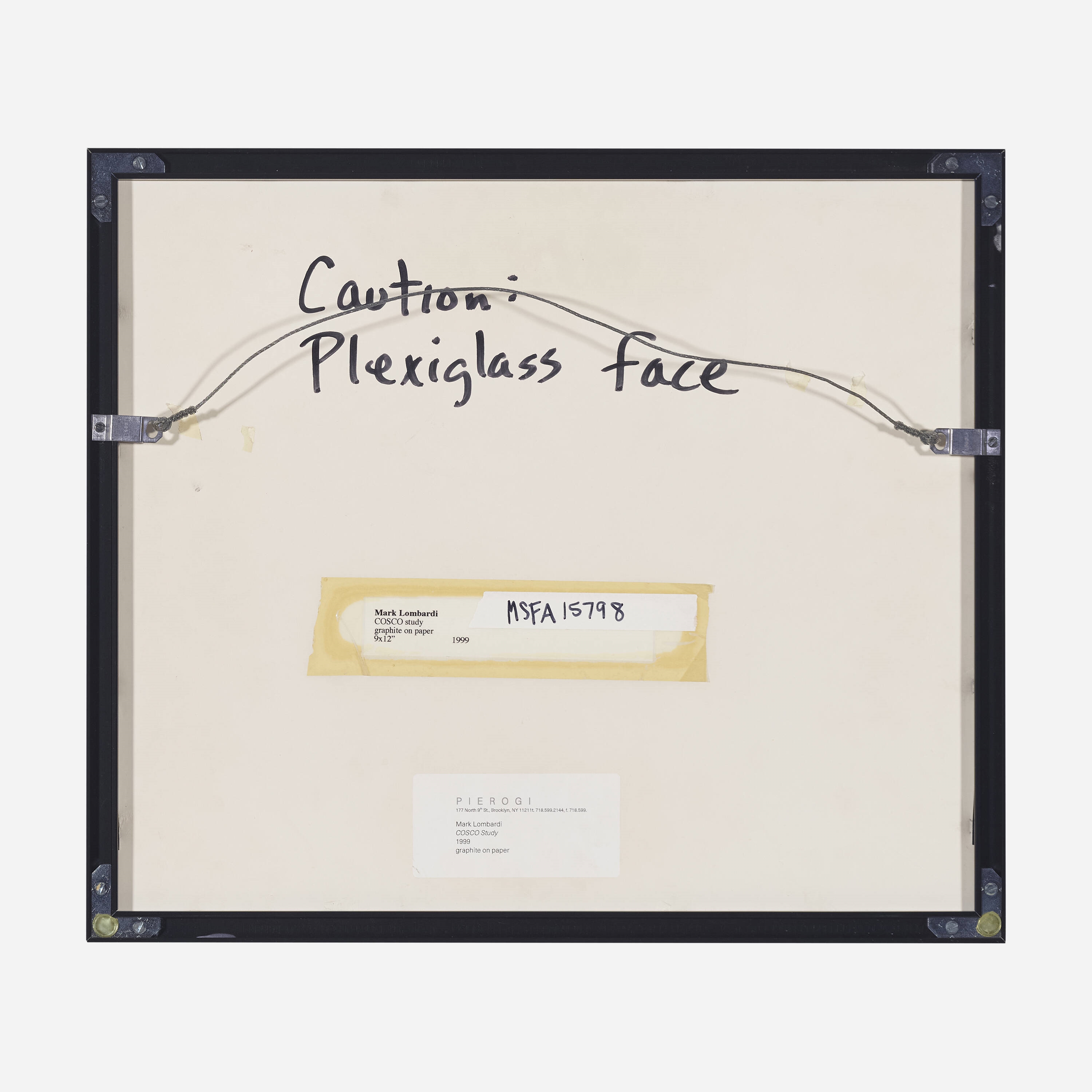 Mark Lombardi | COSCO Study (1999) | MutualArt