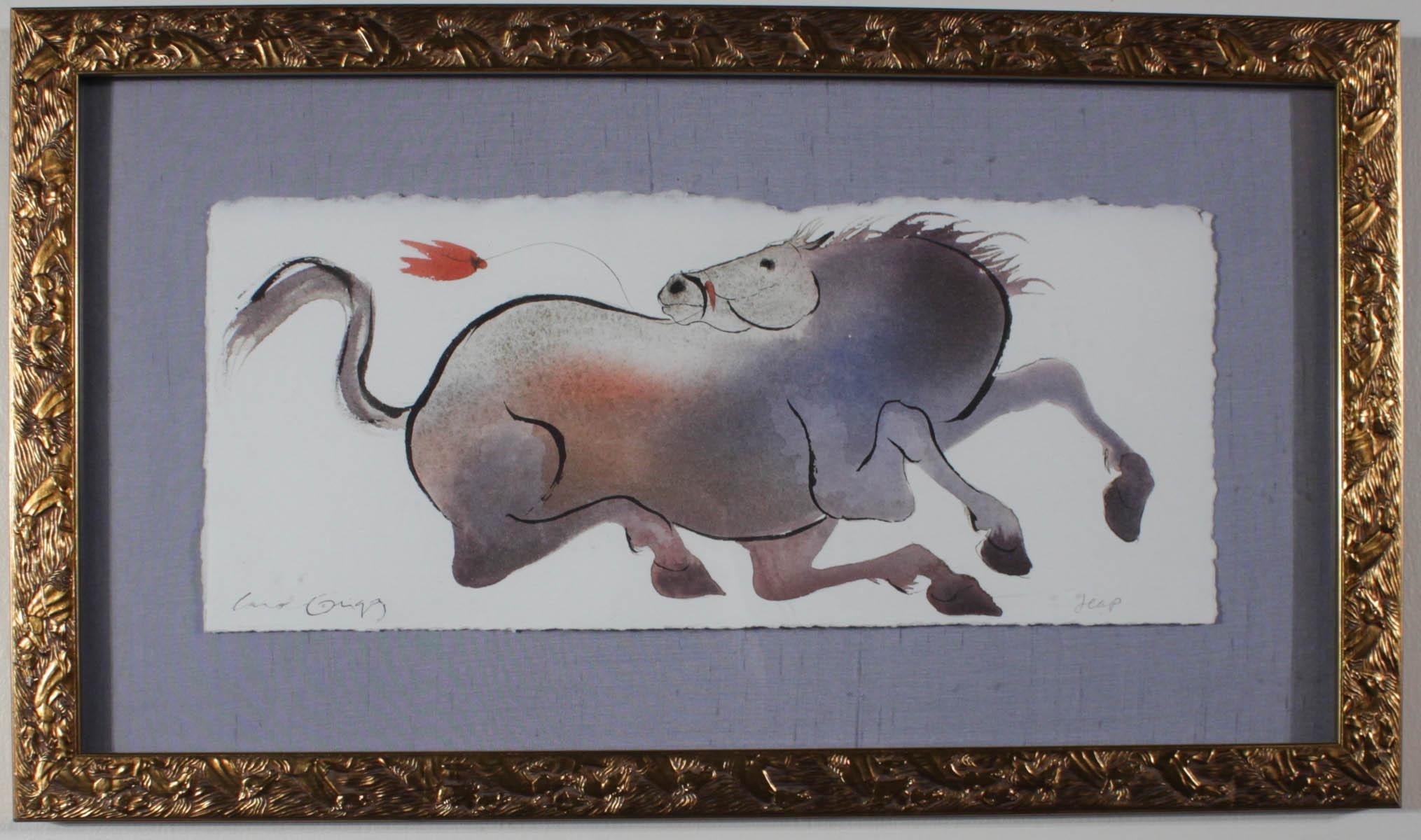 Carol Grigg | Horses: Ancient Days, Baby, Piebald Stallion Sleeps, and ...