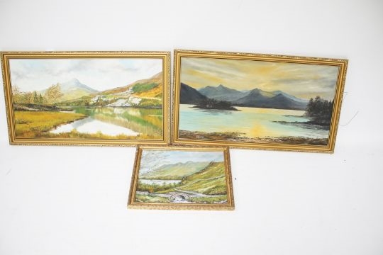 Raymond Gilronan | Ashness Bridge, Lyn Gynant, Rydal Water (Circa 1980 ...