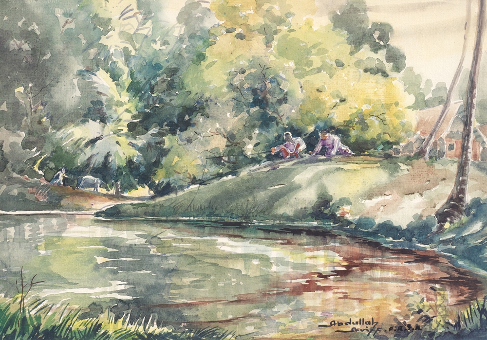Abdullah Ariff | Fishing (1950s) | MutualArt