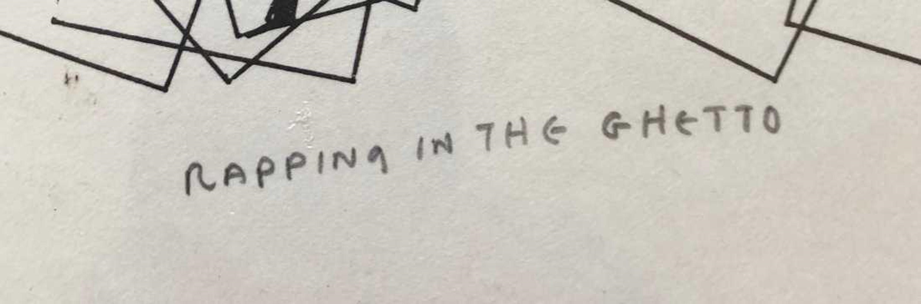 Frank Frazier | RAPPING IN THE GHETTO (1985) | MutualArt