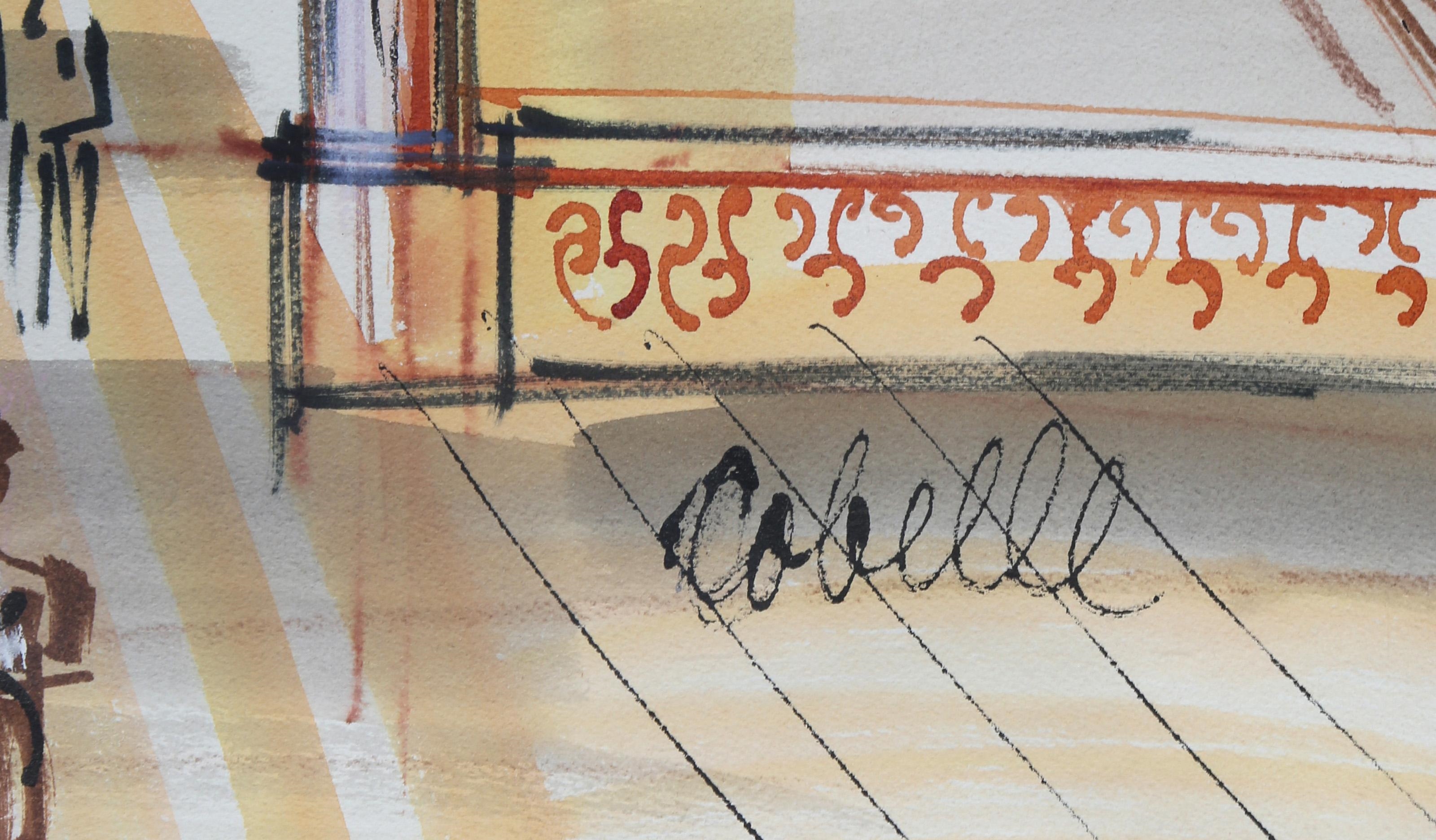 Charles Cobelle | LUXOR OBELISK AND FOUNTAIN (Circa 1959) | MutualArt