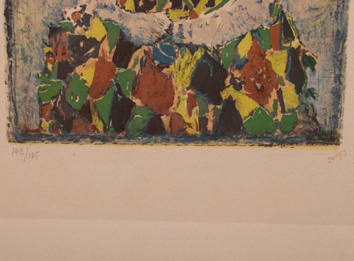 Jean Pougny | Harlekin mit schwarzer Maske (Circa 1960) | MutualArt