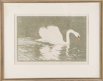 Carl Thiemann | Schwan (1907) | MutualArt