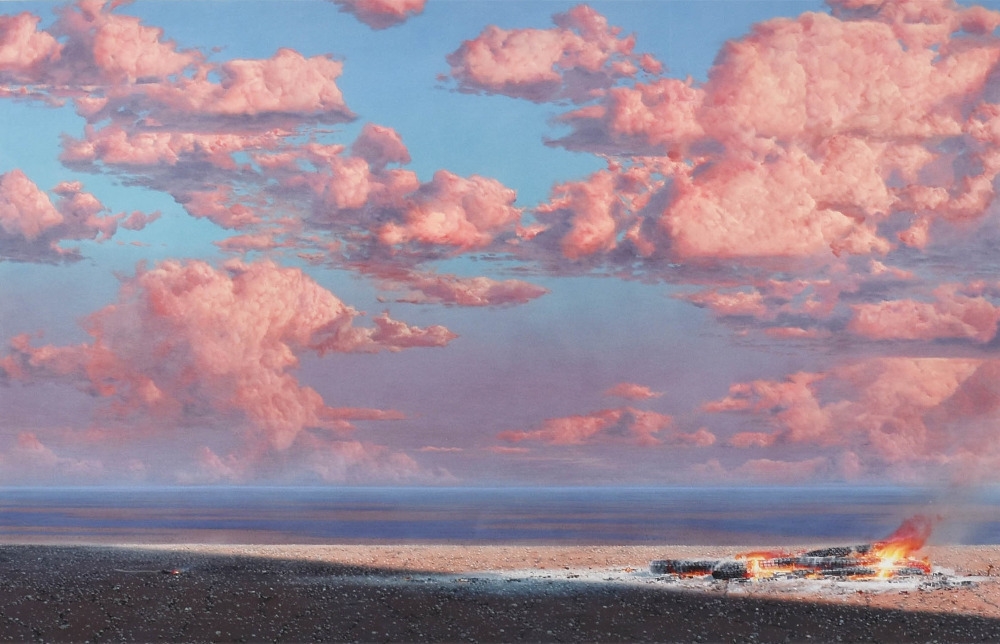 Tim Storrier | A Distance Away - The Nostalgia of Dusk | MutualArt