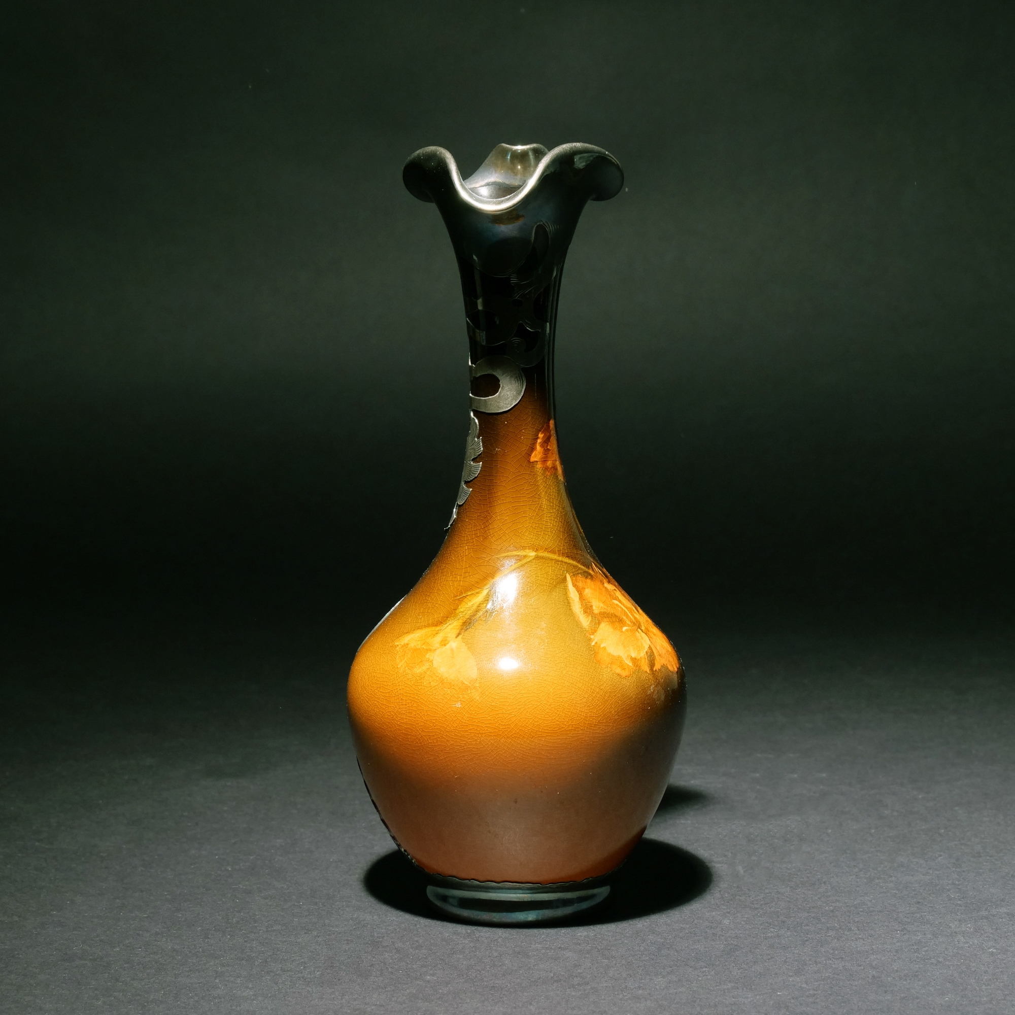 Josephine Zettel | Standard glaze ewer with silver overlay | MutualArt