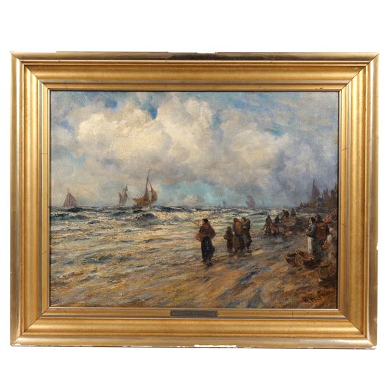 Robert Hopkin | Return of Fishing Boats | MutualArt