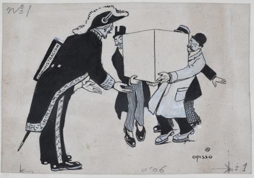 Ricard Opisso | Satirical cartoon | MutualArt