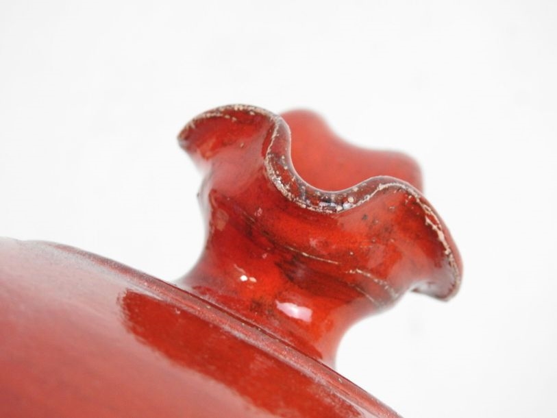 Gérard Crociani | Ceramic pitcher with red glaze | MutualArt