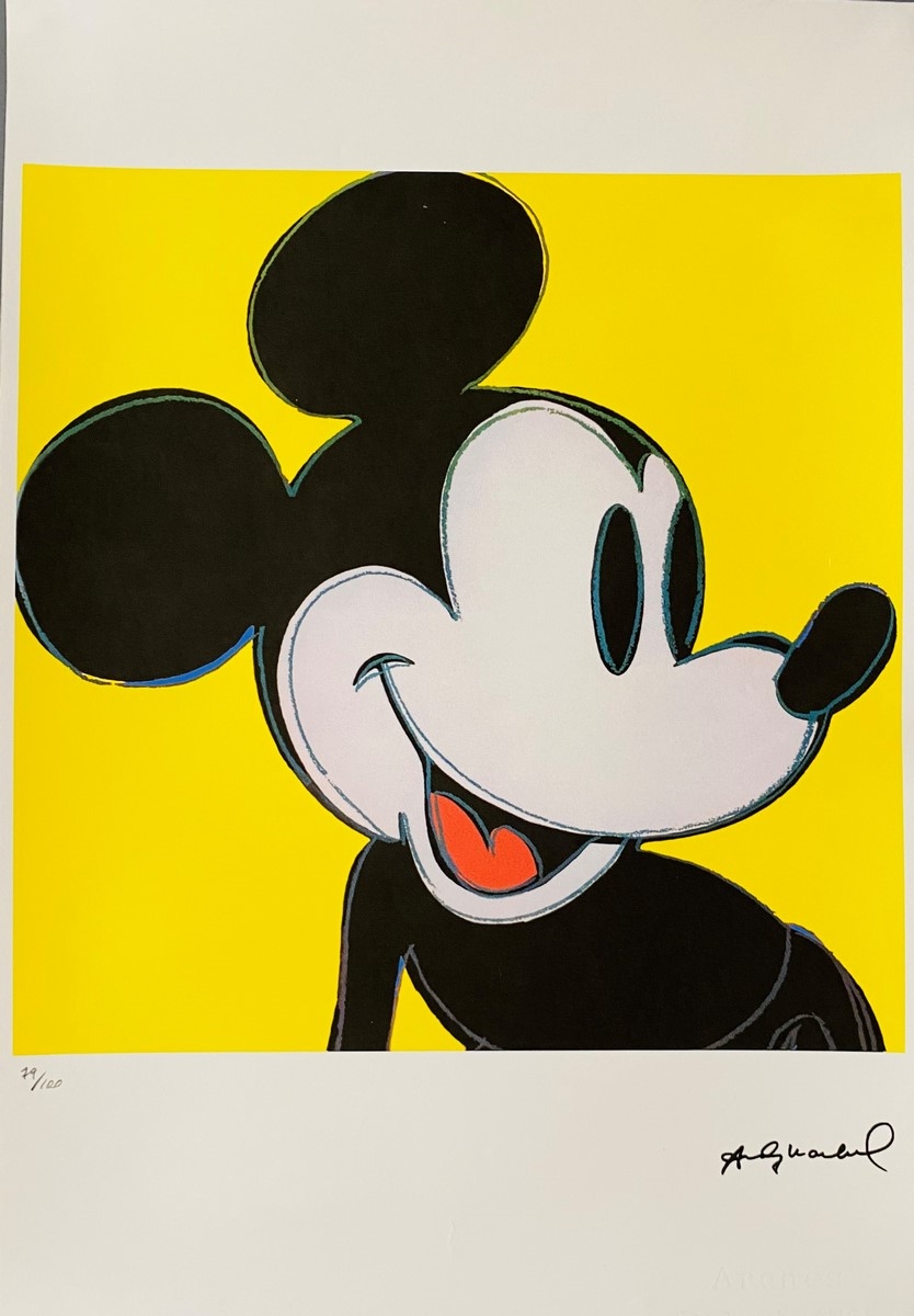 Andy Warhol | Mickey Mouse | MutualArt