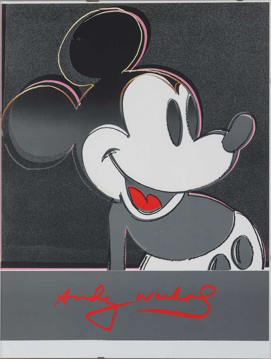 Andy Warhol | Mickey Mouse - Andy Warhol (1982) | MutualArt