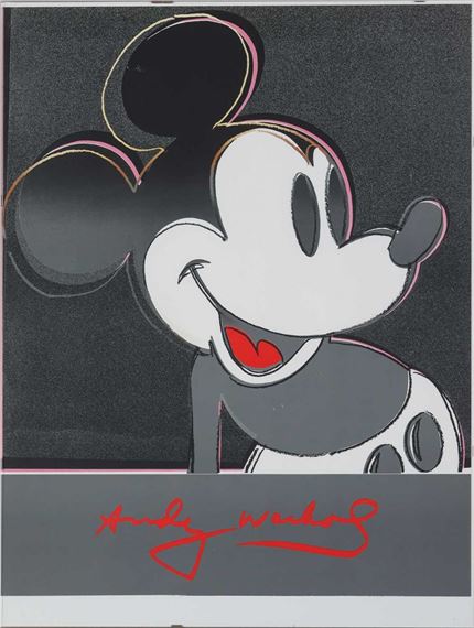 Andy Warhol | Mickey Mouse - Andy Warhol (1982) | MutualArt