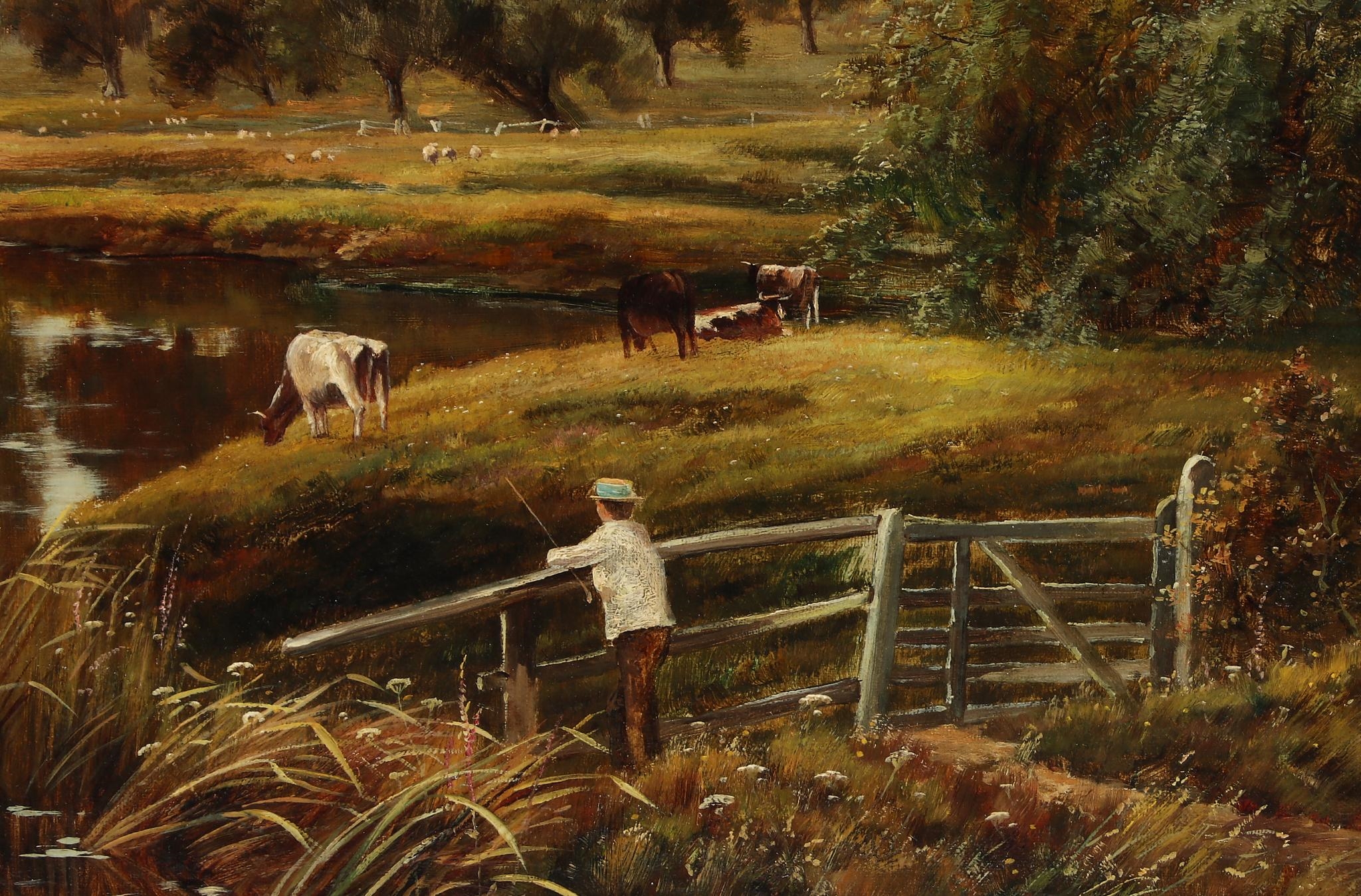 Theodore Hines | On the Thames at Shiplake | MutualArt