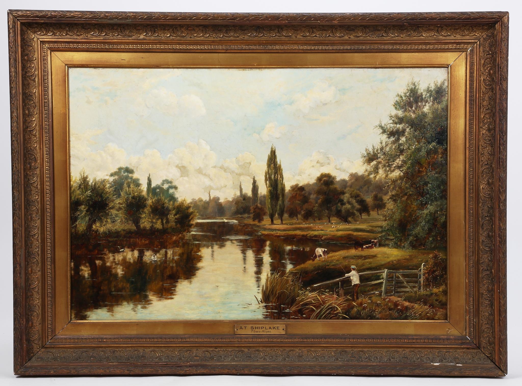 Theodore Hines | On the Thames at Shiplake | MutualArt