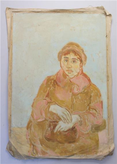 Stella Steyn | Portrait of a seated woman | MutualArt