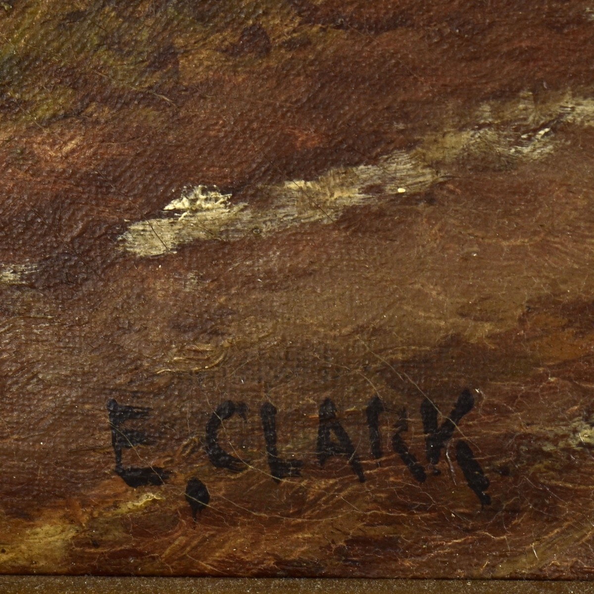 E. Clark | Village Scene | MutualArt