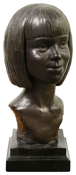 Ernest Shone-jones Frbs | bust of a young woman (1971) | MutualArt