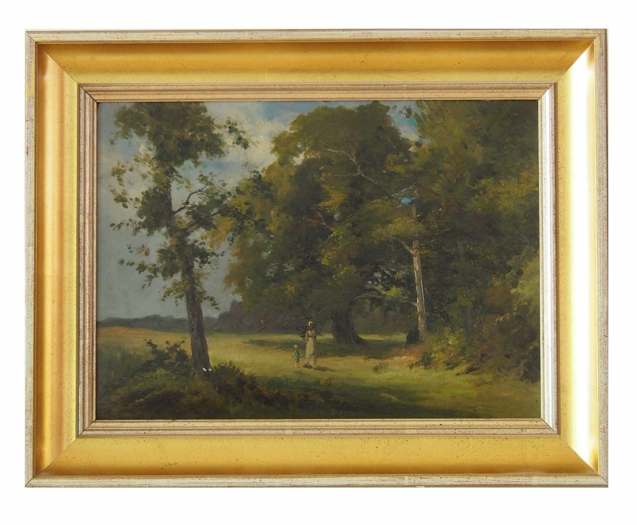 Philipp Röth | Waldlichtung mit Spaziergängern | MutualArt