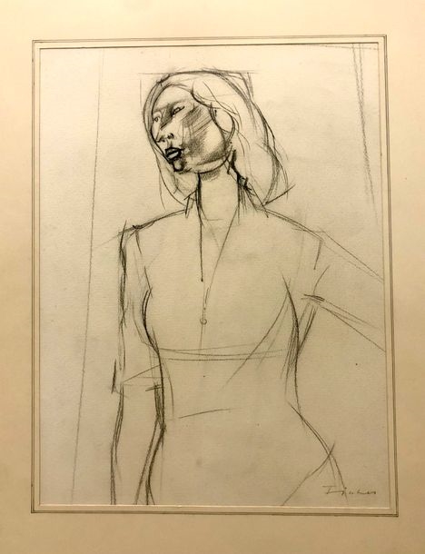 Franz Fischer | Portrait de femme | MutualArt