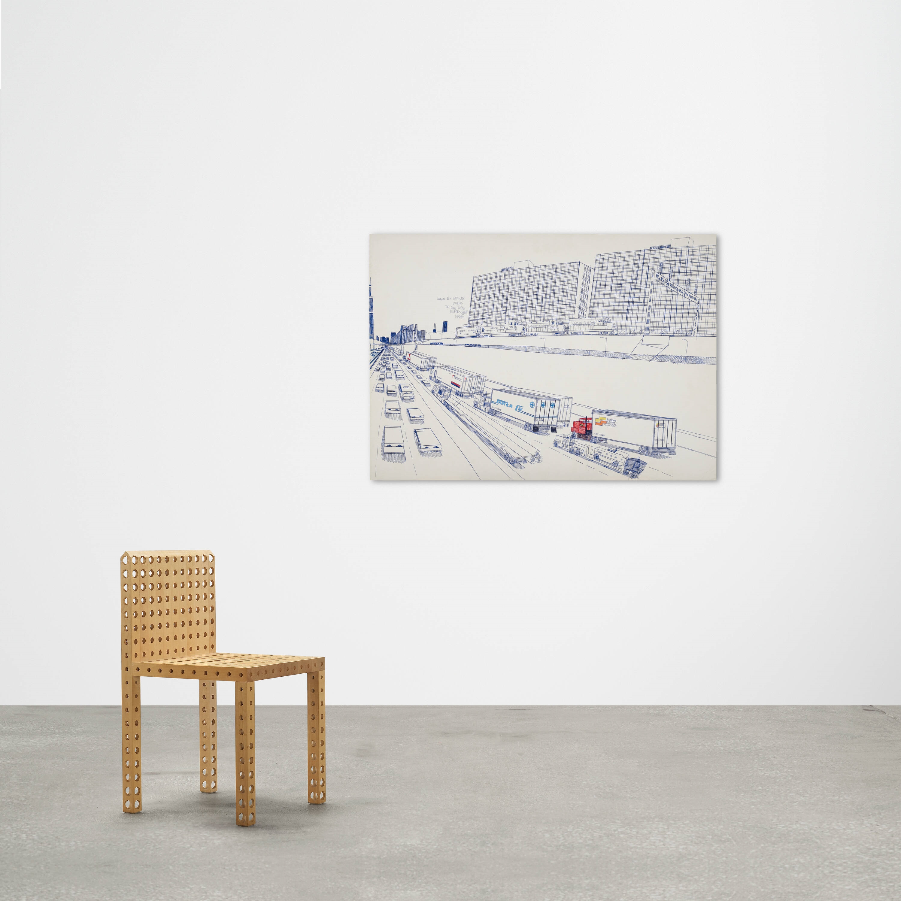 Wesley Willis | The Dan Ryan Expressway (1985) | MutualArt