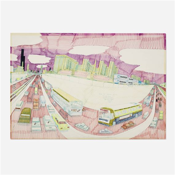 Wesley Willis | The Dan Ryan Expressway Past 39th Toward 35th St. (1991 ...
