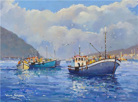 Willie Strydom | Cape Fishing Boats | MutualArt