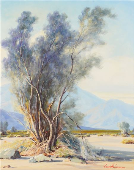Louis Heinzman | Blooming Smoke Tree (1972) | MutualArt