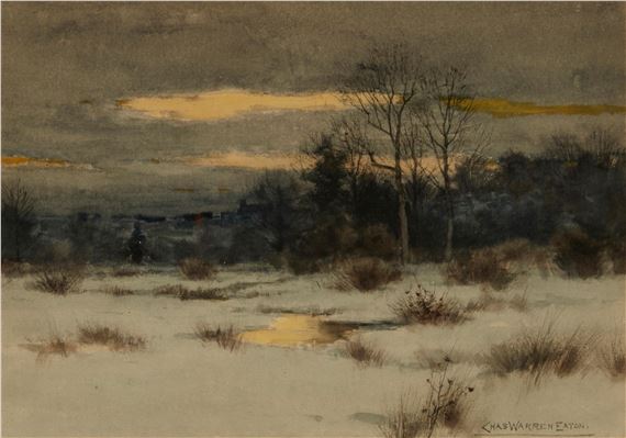 Charles Warren Eaton | Winter landscape | MutualArt