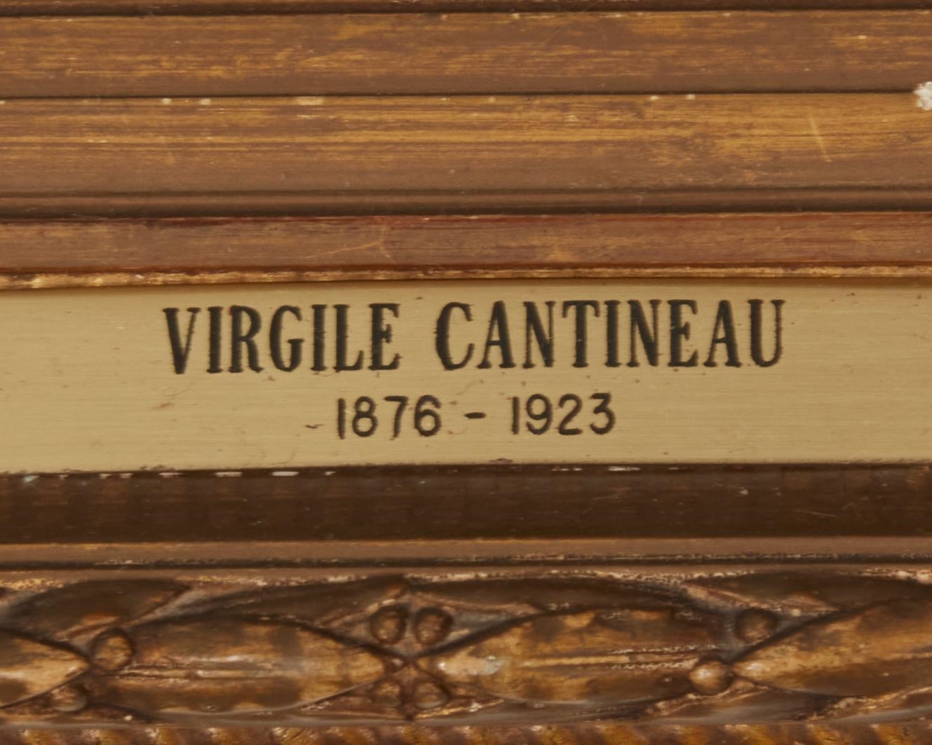 Virgile Cantineau | Leaning figure with green cap and drinking glass ...