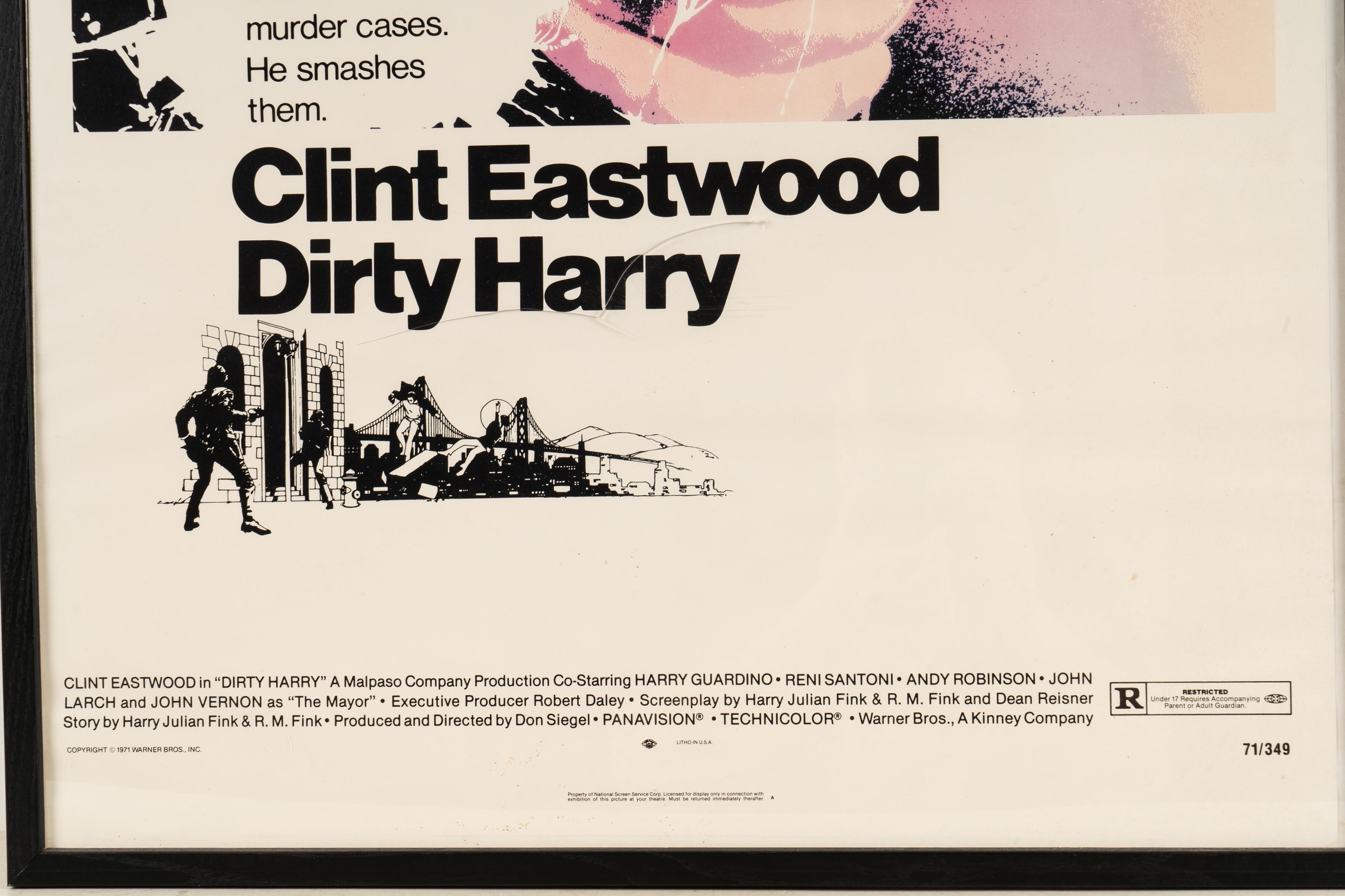Bill Gold | Clint Eastwood Dirty Harry Movie Poster (1971) | MutualArt