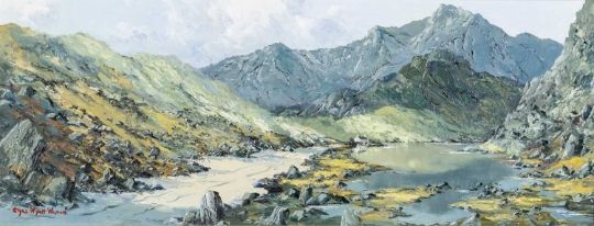 Charles Wyatt Warren | Snowdon from Llyn Llydaw | MutualArt