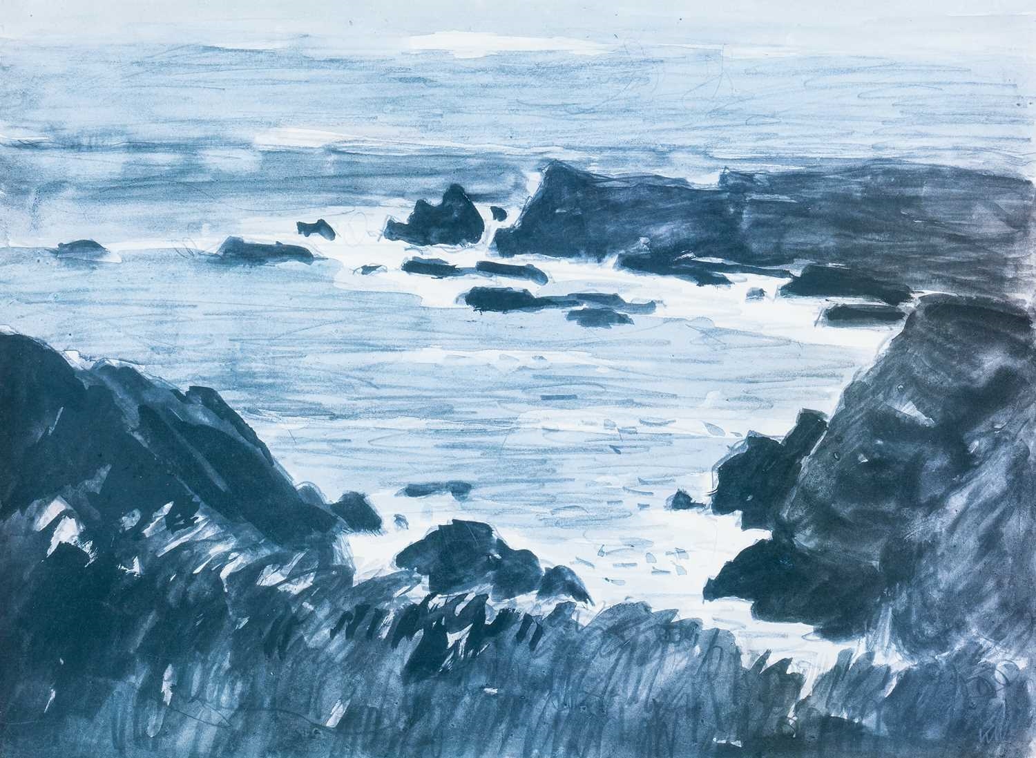 Kyffin Williams | Coastal scene | MutualArt