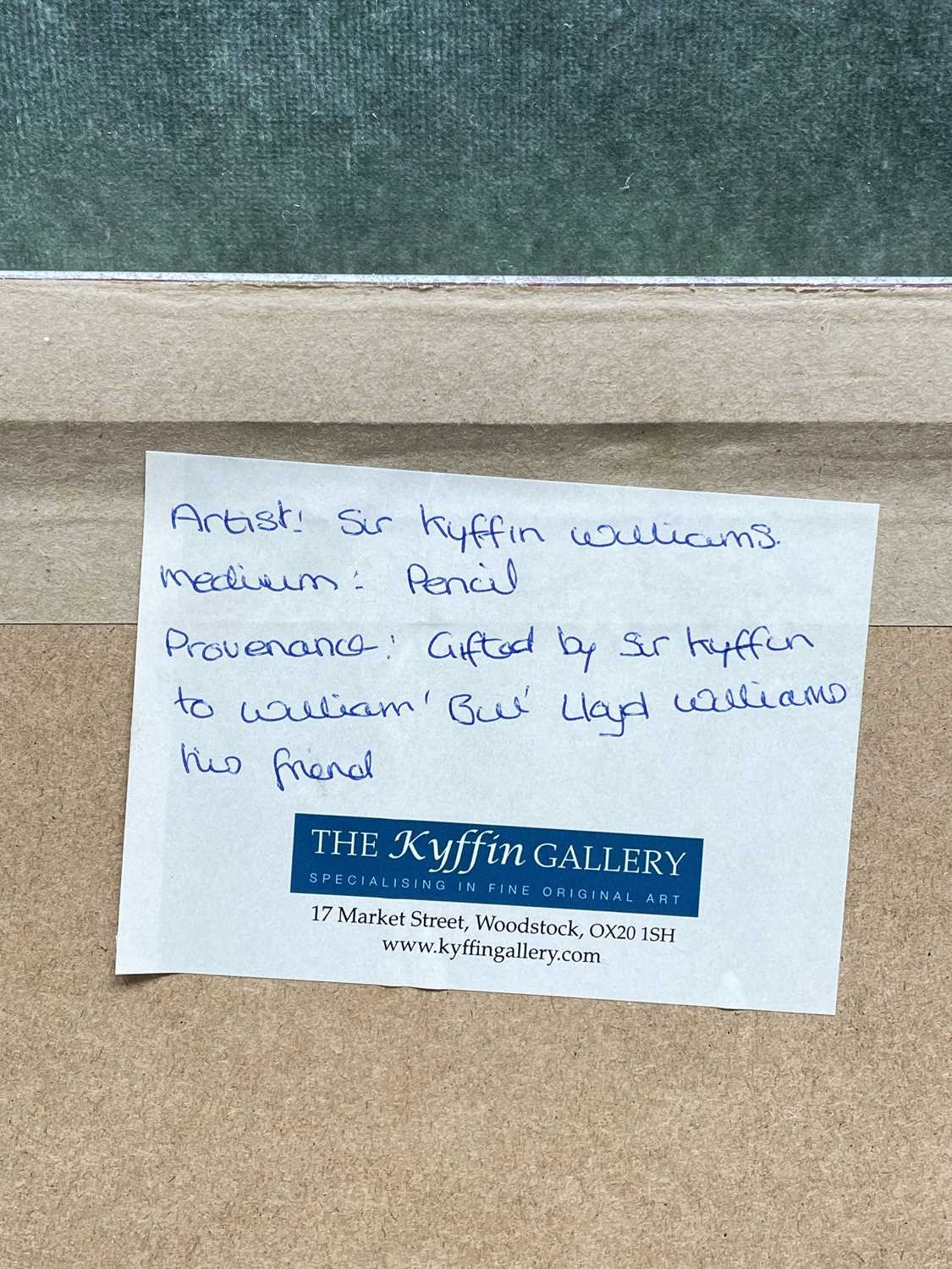 Kyffin Williams | Mountain range with annotations | MutualArt