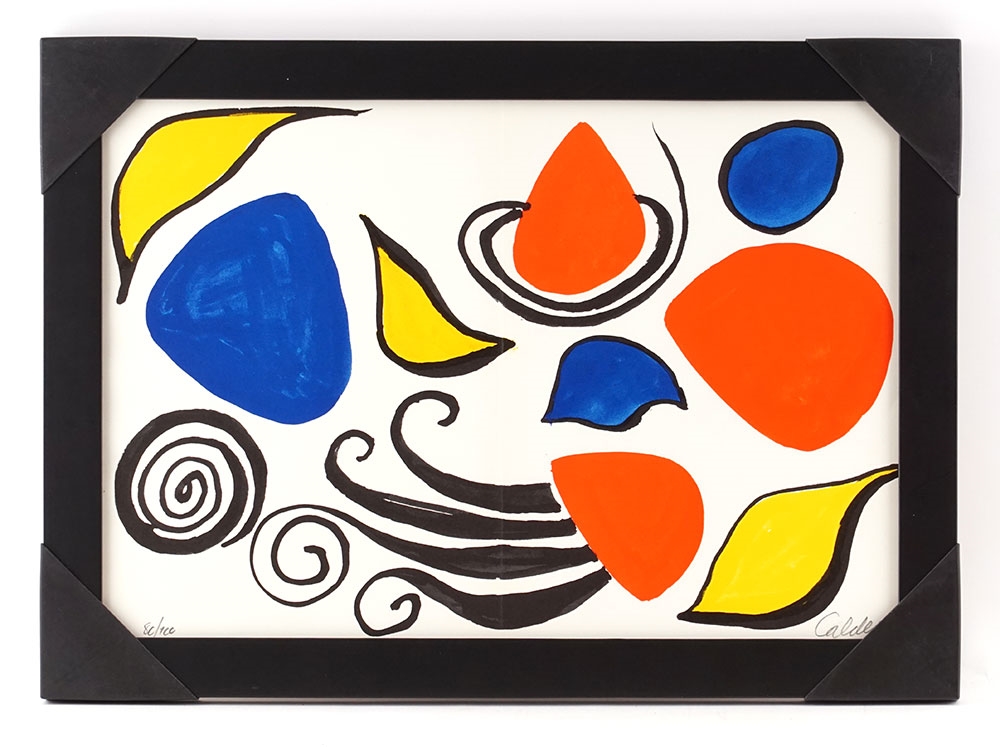 Alexander Calder | Composition with a Jellyfish | MutualArt