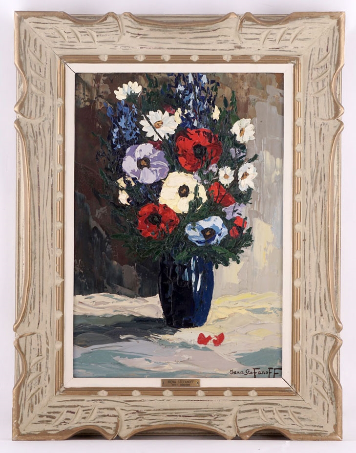 Irena Stefanoff | Still Life with Flower Bouquet | MutualArt