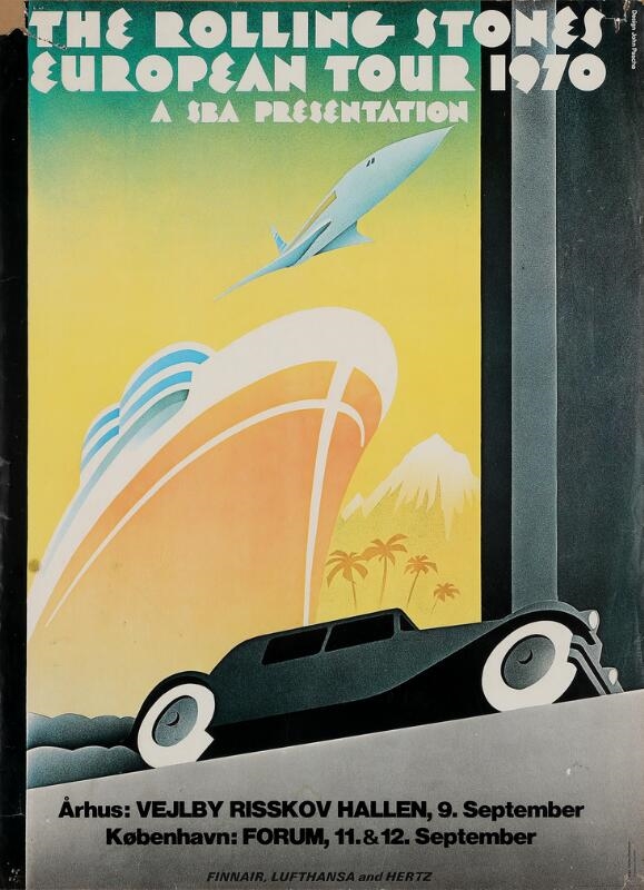 John Pasche | Rolling Stones - European Tour 1970 (1970) | MutualArt