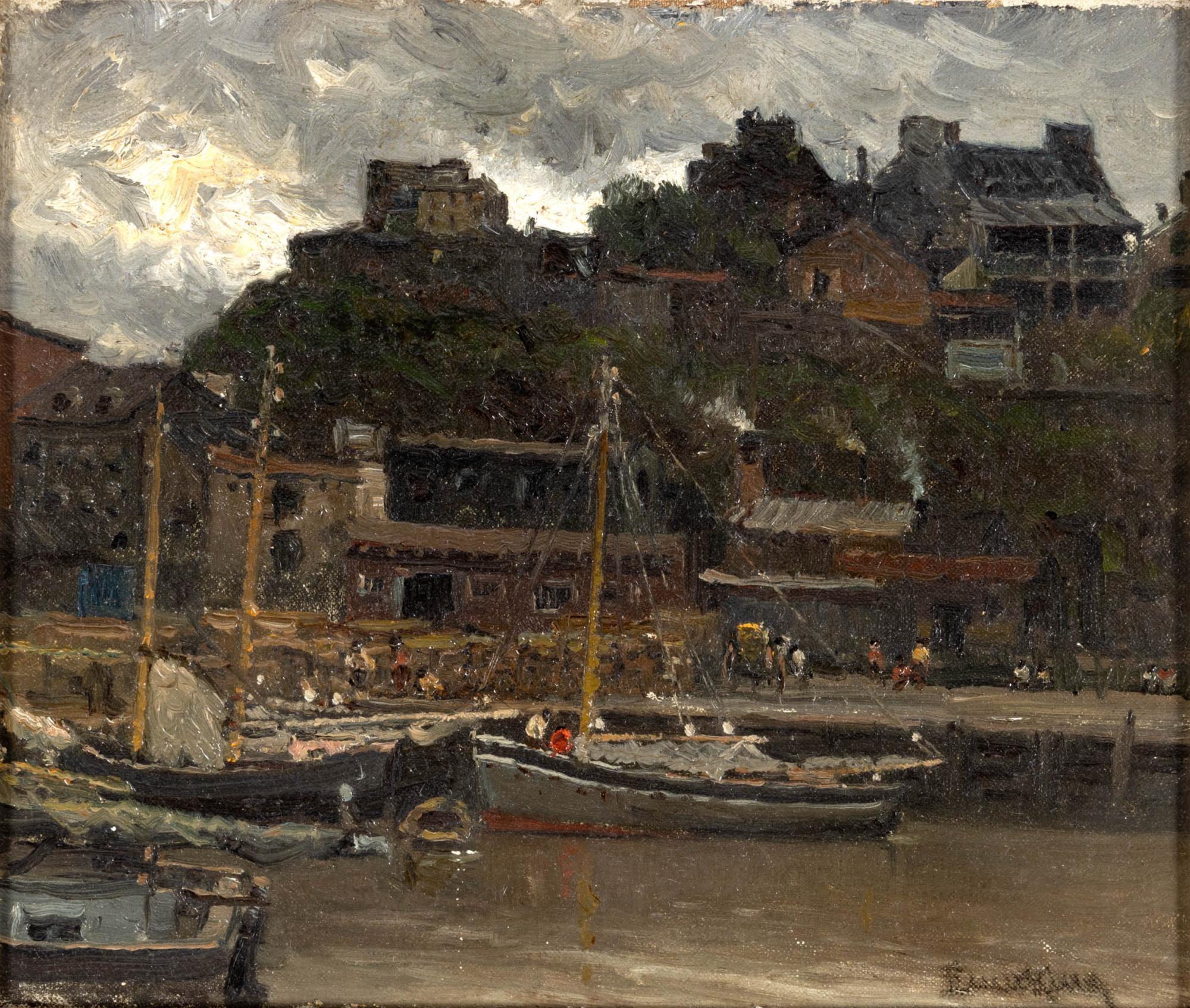 John J. Enneking | Waterfront | MutualArt